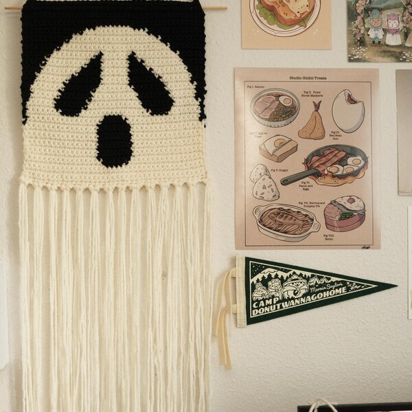Ghost Tapestry Crochet Pattern / Wall Hanging / Instant Download ...