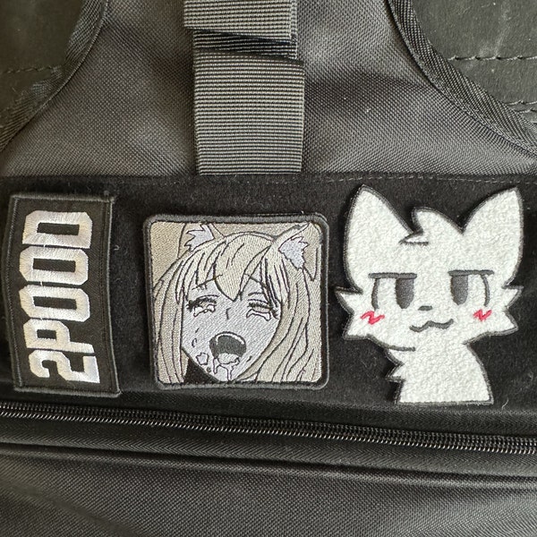 Fluffy Boykisser Meme Chenille Embroidered Patch - Etsy