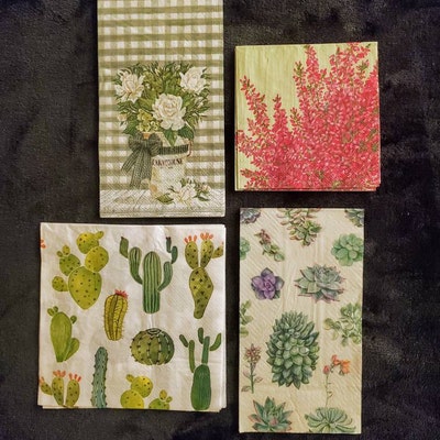 Blooming Spring Bundle Pack of 10 Napkins for Decoupage Flowers, Floral ...