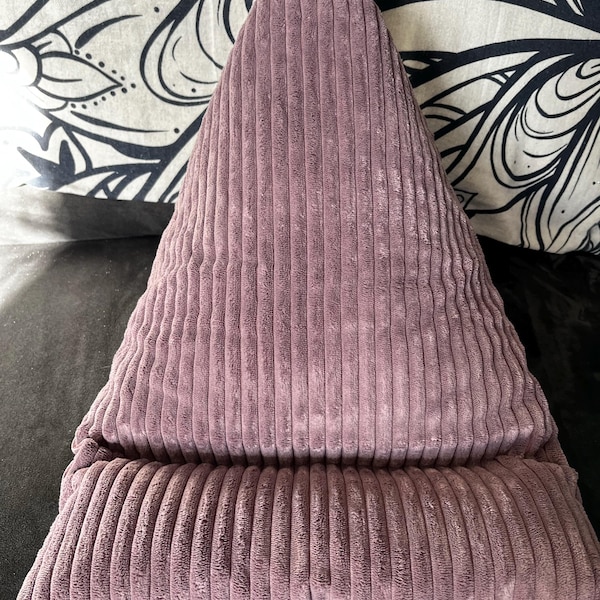 Corduroy Pyramid Pillow: Tablet & Book Stand, Sofa Cushion - Etsy