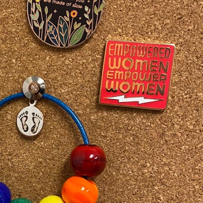 Empowered Women Empower Women Hard Enamel Pin // Feminist Pins, Badge ...