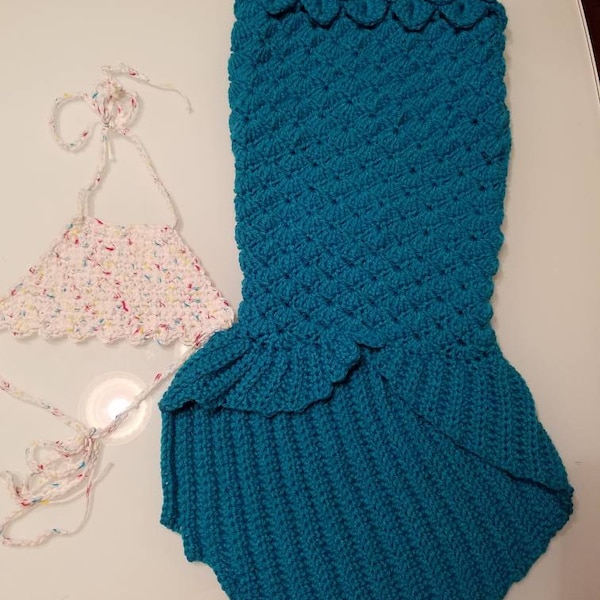 Mermaid Seashell Top, Crochet Pattern - Etsy