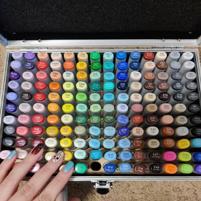 Copic Sketch Marker and Old Style Refills Storage Grid for Cart - Etsy