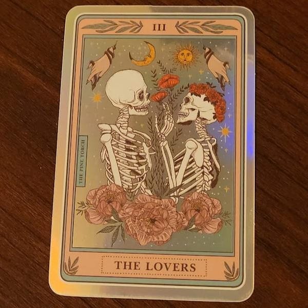 The Mother Tarot Card Holographic Sticker, Mom Life Tarot Waterproof ...