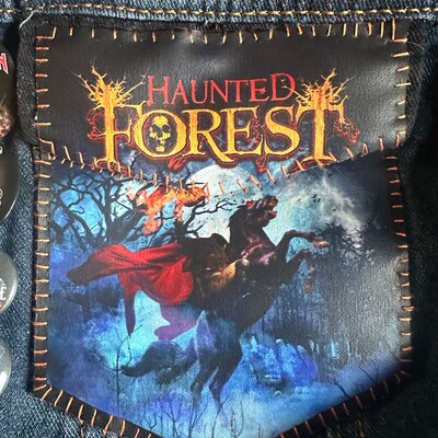 Mystical Goat Canvas Back Patch for Denim Jackets, Vest, Flannels ...