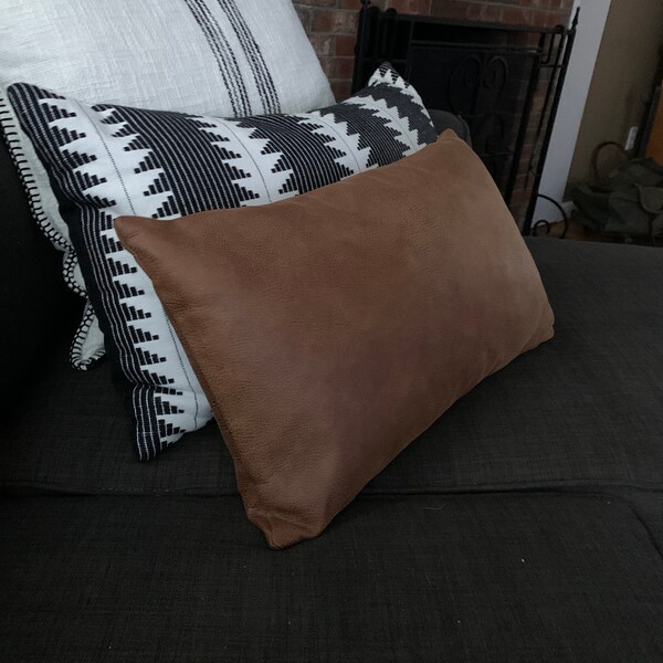 Atlantic Blue Velvet & Natural Linen Pillow Cover, Blue Cushion, Velvet ...