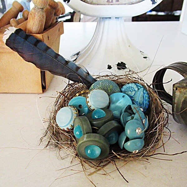 Antique Shoe Buttons 20 Medium Brown Metal Victorian Boot Buttons Shoe ...