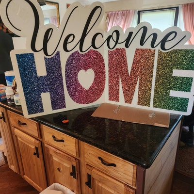 Personalized Cheer Squad Sign, Customize School or Team Name ...