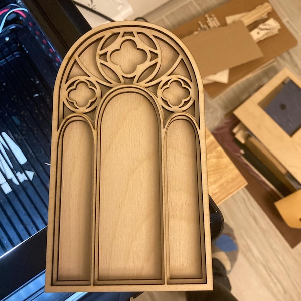 3D Gothic Windows Bundle, Gothic Frames Laser Cut, Cathedral Window ...