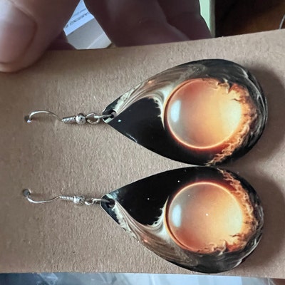 Butterfly Teardrop Earring PNG, Tear Drop Earring PNG, Sublimation ...