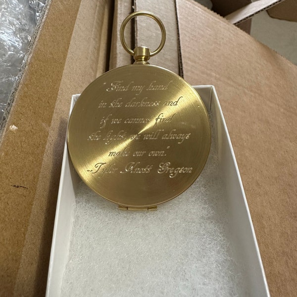 Engraved PHOTO Compass, Personalized Compass, Bride Gift, Groom Gift ...