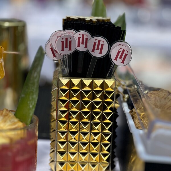 Custom Stir Stick Stickers for Cocktail Drink Stirrers | Personalized ...