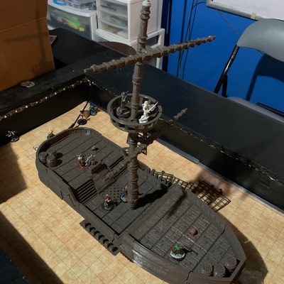 Huge Basic Galleon Ship for 28mm Gaming, Ghosts of Saltmarsh, D&D, Rpg ...