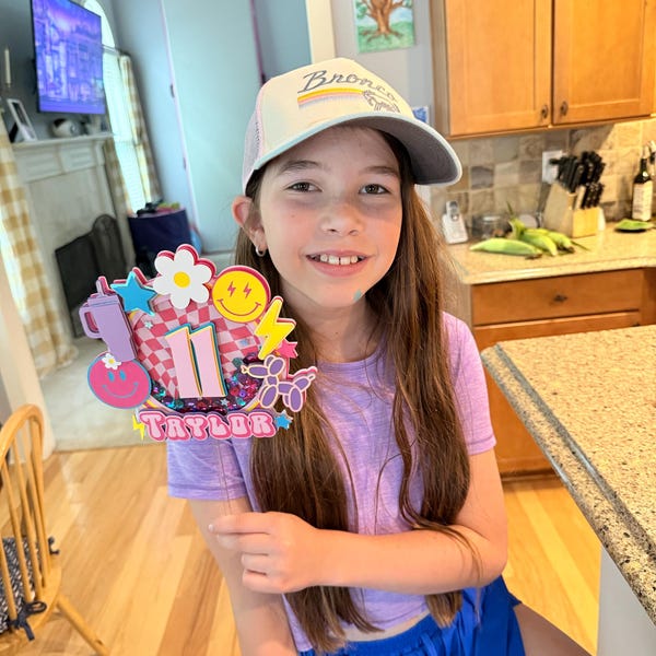 Roller Skate Shaker Cake Topper, Rolling Into Birthday Party, Skates ...