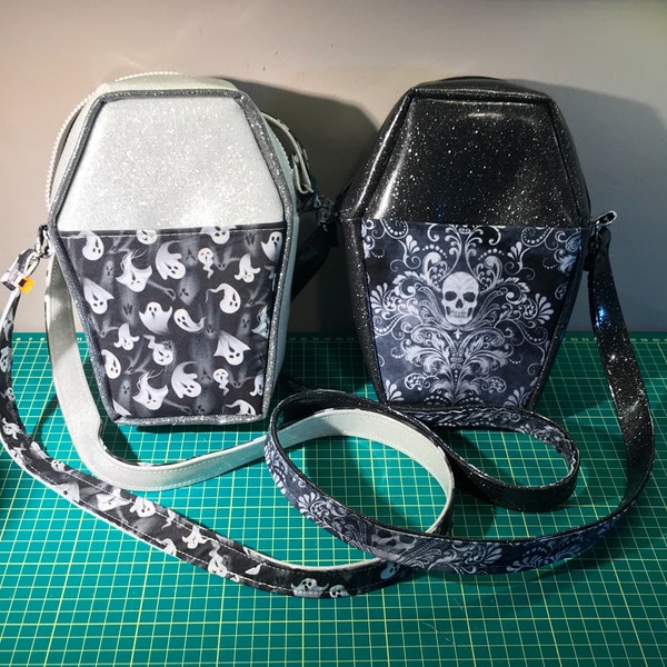 In Memoriam Coffin Crossbody Bag Digital Sewing Pattern and Tutorial ...