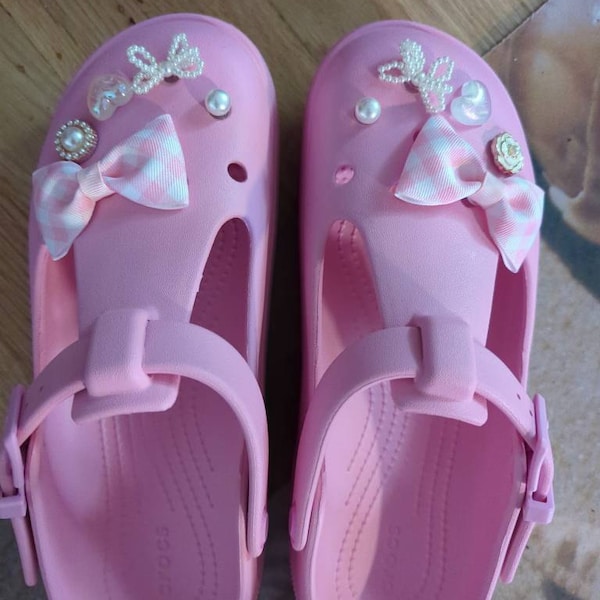 13 Pieces of Unique Jibbitzs, Bow Jibbitz, Flower Jibbitz, Crocs Charms ...