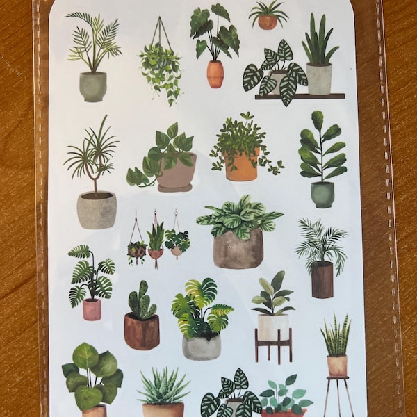 Plant Stickers for Journal Plant Sticker for Planner Plant Sticker for ...