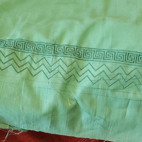 Greek Key Border - Machine Embroidery Design - Etsy