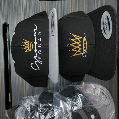 Embroidered Groomsman Hats, Bachelor Party Hats, Groom Squad Hats - Etsy