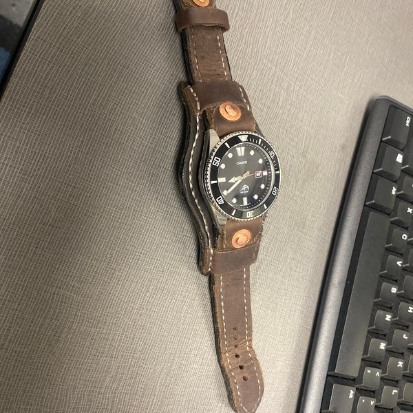 22 Mm Handmade Leather Watch Strap PDF Pattern, A4 Letter Pattern ...