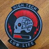 High Tech Low Life Patch - Etsy