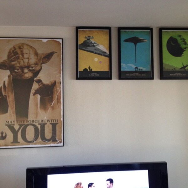 Star Wars Trilogy Poster Set - Etsy