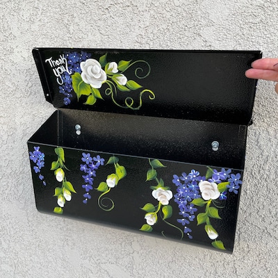 Beautiful Hand Painted Mailboxes Faux Weathered, Patina Custom Mailbox ...