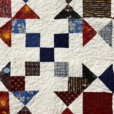 Stipple Quilt Block Machine Embroidery Design. Stippling Quilt Block ...