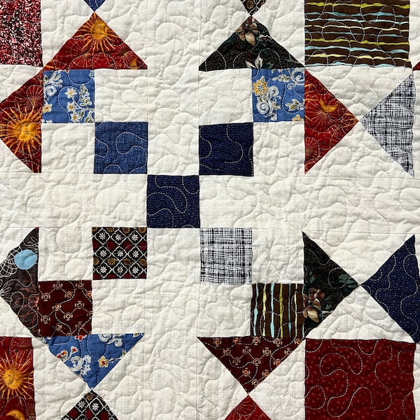 Stipple Quilt Block Machine Embroidery Design. Stipple Quilting ...