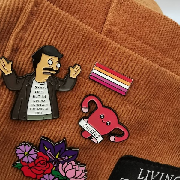 Community Lesbian Flag Pin — Subtle Pride Accessory LGBT Enamel Queer ...