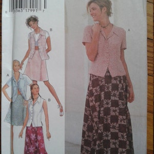 8704 VINTAGE Simplicity SEWING Pattern Misses Shirt Blouse - Etsy