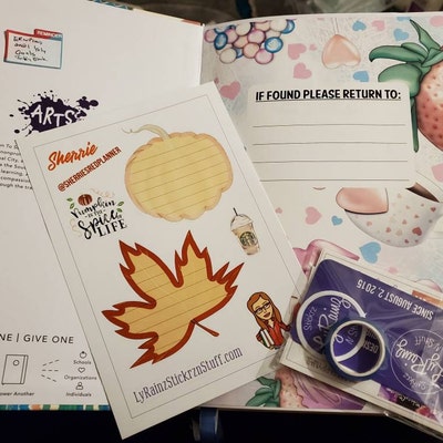 FRONT PAGE If Found Please Return To: Full Sheet Sticker for the Small ...