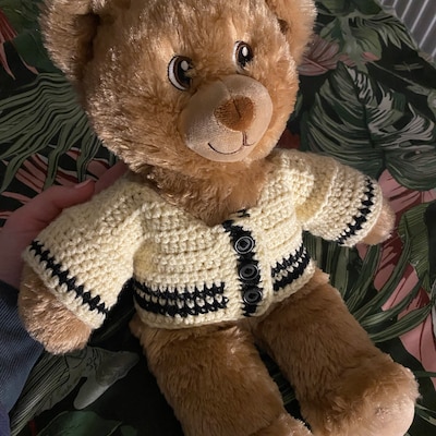 DIGITAL PDF PATTERN Crochet Build a Bear Pullover Sweater - Etsy