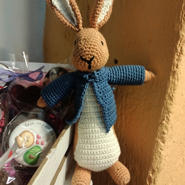 Large - Peter Rabbit Crochet Pattern, Amigurumi Rabbit Pattern, Peter ...