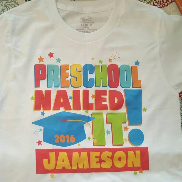 Preschool Graduation Shirt - Preschool Graduate Shirt - Preschool ...
