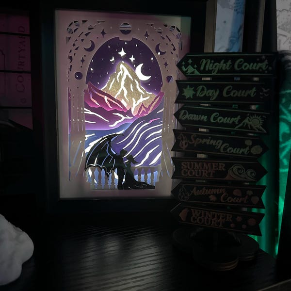 The Parapet LEGACY Edition | Light Box Book Nook, Dragon Book Fantasy ...