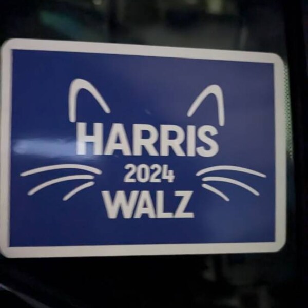 Vote Harris Walz Plastic Yard Sign, Kamala Harris Walz 24 Yard Sign ...