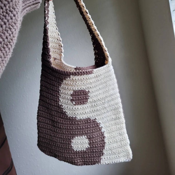 Yin Yang Bag Crochet Pattern | Crochet Pattern | PDF Pattern - Etsy
