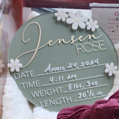 Acrylic Baby Milestone Marker, Baby Milestone Discs, Interchangeable ...