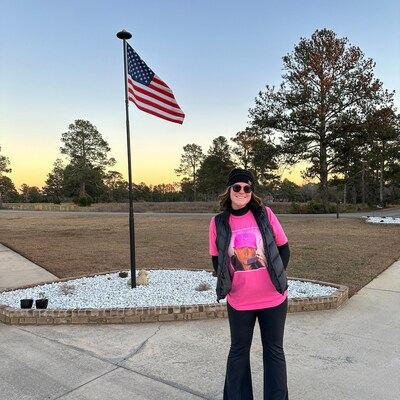 Second Amendment Sweatshirt for Women, Pink Firearm Back Design Sweater ...