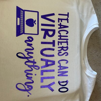 Teachers Can Virtually Do Anything SVG Cut File Vinyl Decal for ...