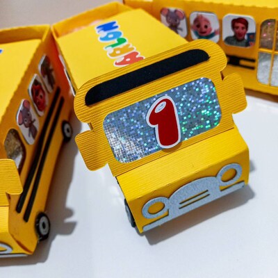 School Bus Gift Card Holder Box for Teacher Appreciation, Back-to ...