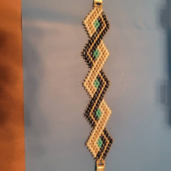 Beginners Learn Bead Crochet Tutorial Bracelet Pattern Pdf Download ...