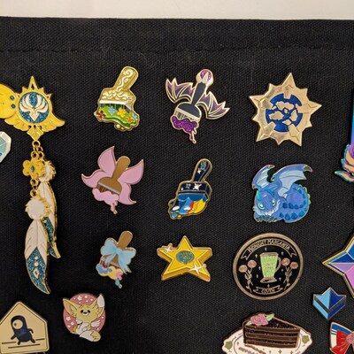 Neopets Paint Brush Darigan Brush Gold Glitter Small Enamel Pin - Etsy