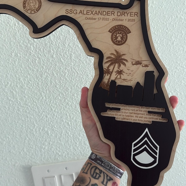 Custom Police Shield Wall Plaque - Personalized Thin Blue Line Design ...