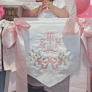 Monogrammed Simple Bow Burp Cloth or Bib - Etsy