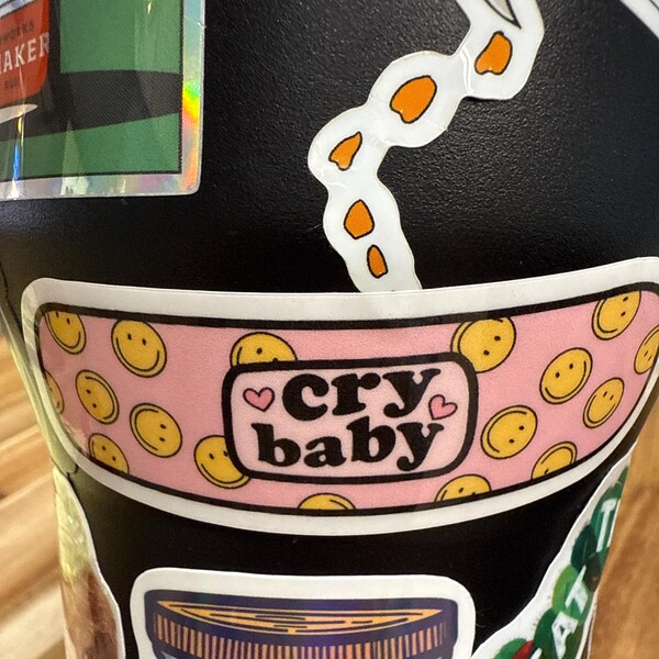 Cry Baby Bandage Waterproof Sticker, Cute Stickers, Trendy Popular ...