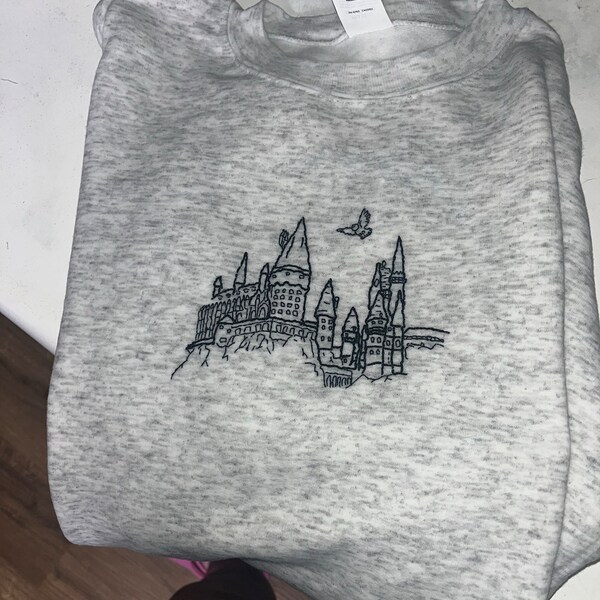Magic Castle Outline Embroidery Pattern • Digital PDF File Instant ...