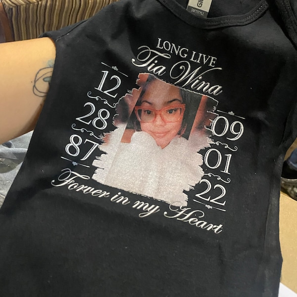 Custom Memorial Shirt Long Live Personalized Funeral Tshirt in Loving ...