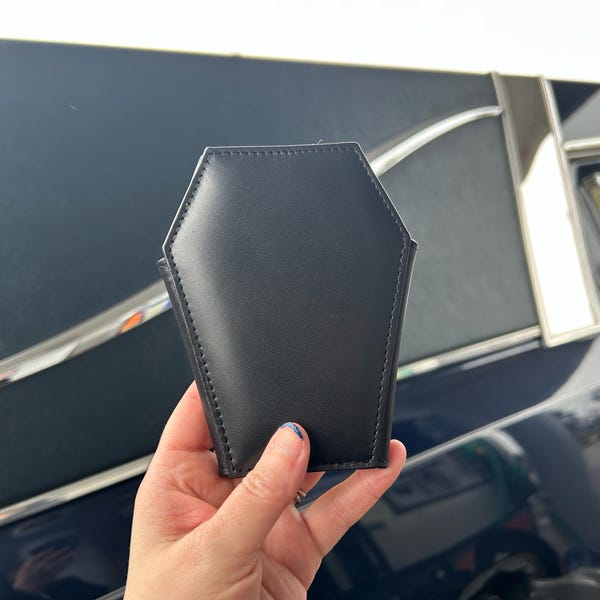 Coffin Pencil Case,vampire Pencil Case,coffin Leather Pencil Holder ...